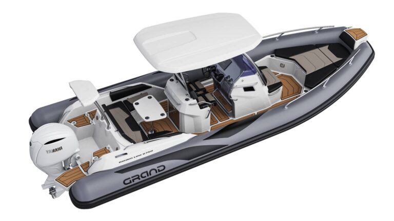 Dark Grey Grand G750 For Sale - 7.5 Metre RIB Boat For Sale